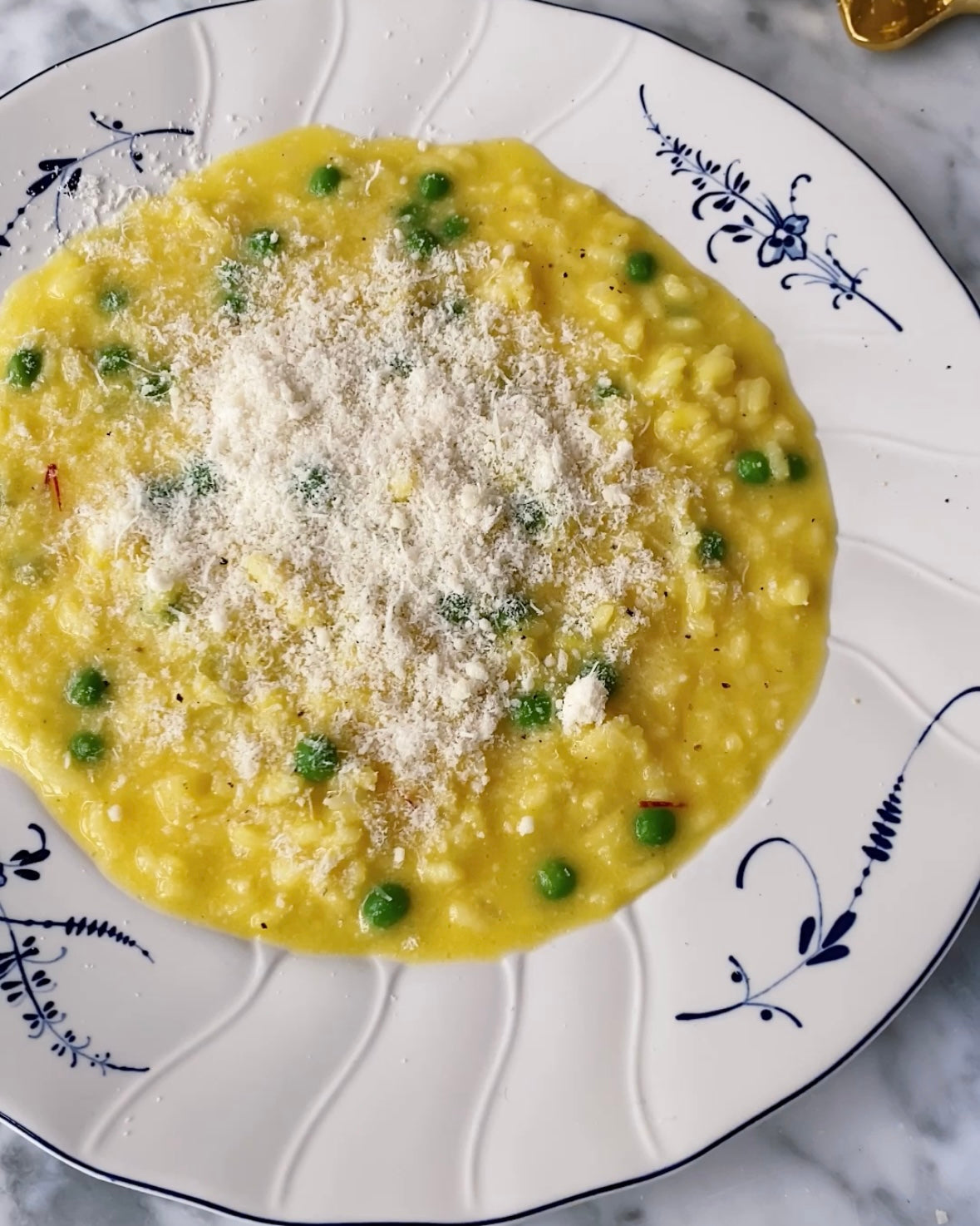 Pea & Saffron Risotto – Into The Sauce